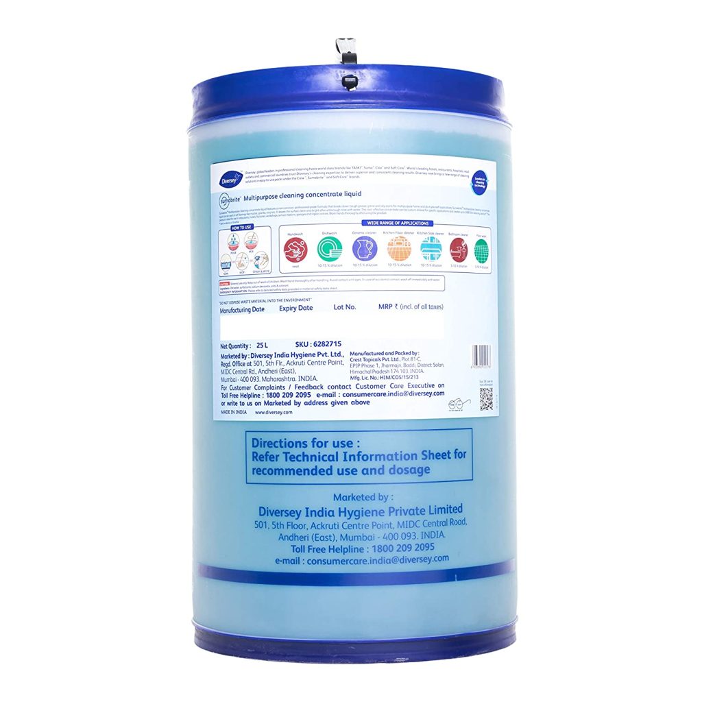 Diversey Sumabrite™ Multi Purpose Cleaning Concentrate Liquid 25L - emille