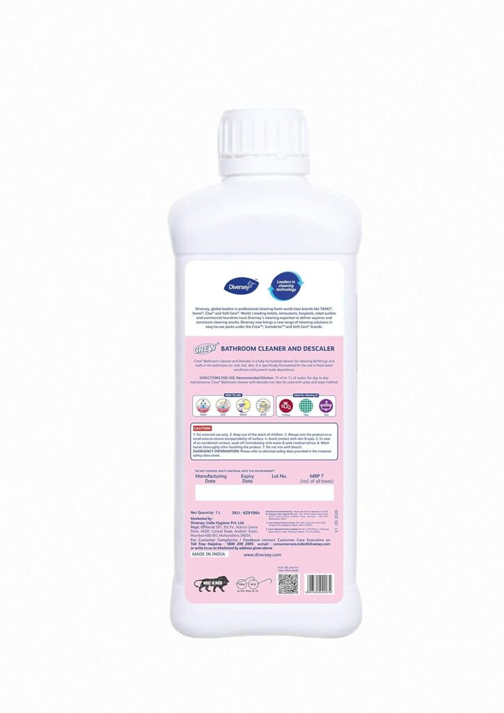 Diversey Crew™ Bathroom Cleaner and Descaler 1L - emille