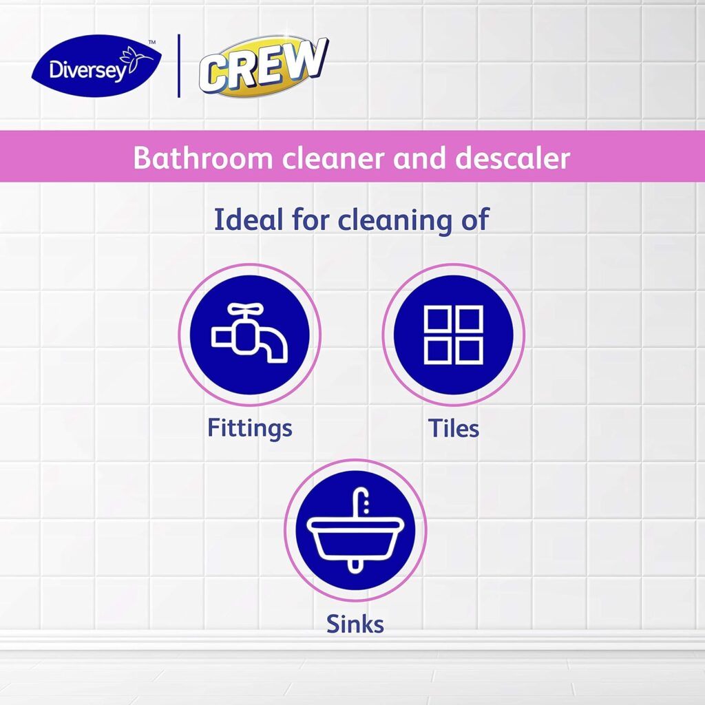 Diversey Crew™ Bathroom Cleaner and Descaler 1L - emille